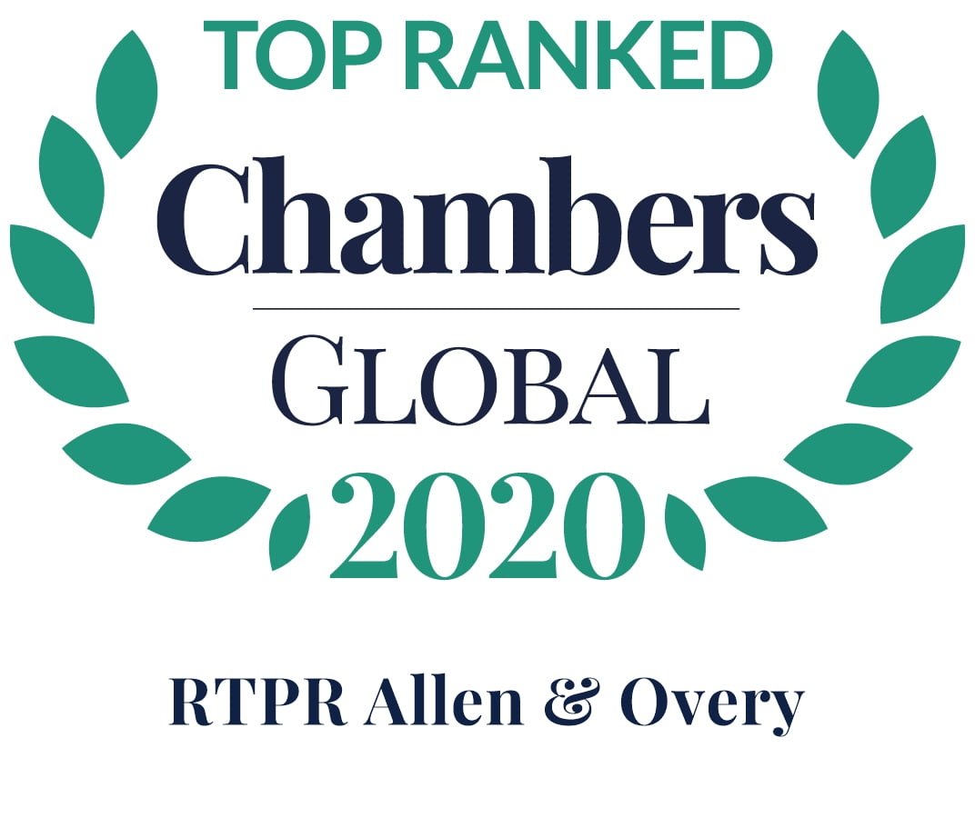 Top rankings for RTPR in Chambers Global - RTPR